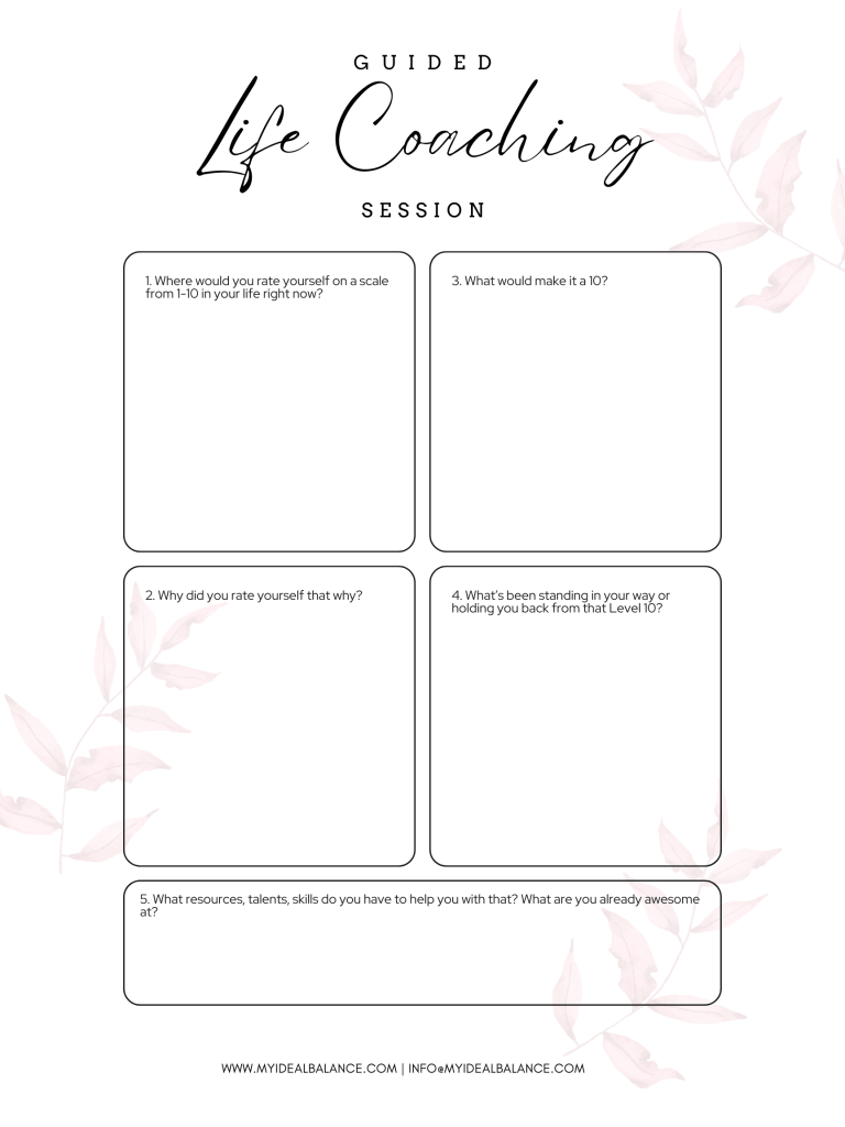 Thanks for signing up for our Guided Life Coaching Session! - Budget ...
